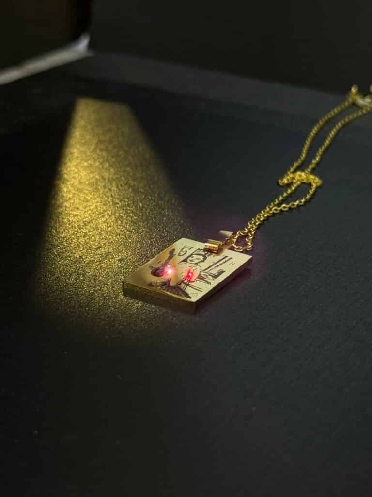 Kişiye Özel Lazer Baskı Çelik Gold Kolye - Lazer Resimli Kolye - Lazer ...